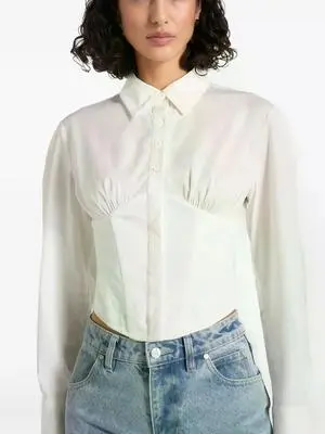 Manière De Voir Margot Cotton Corset Shirt