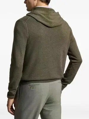 Rlx Ralph Lauren Cashmere Hooded Sweater - Green