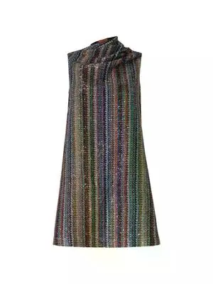 Missoni Sequin-embellished Zigzag Dress - Blue