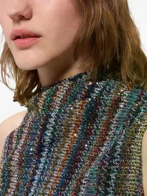 Missoni Sequin-embellished Zigzag Dress