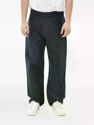 Givenchy Monogram-pattern 5-pocket Trousers