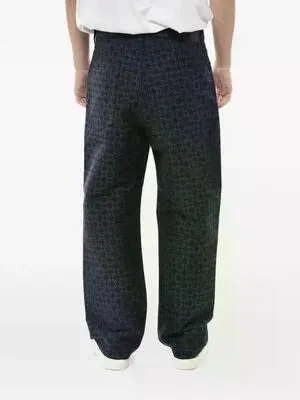 Givenchy Monogram-pattern 5-pocket Trousers