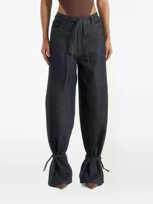 Manière De Voir Faye Indigo Wide Leg Jeans - Blue