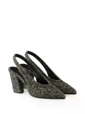 Prada Chevron Slingback Pumps