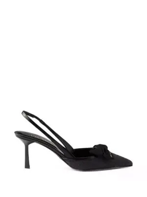 Prada Fabric Slingback Pumps - Grey