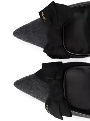Prada Fabric Slingback Pumps