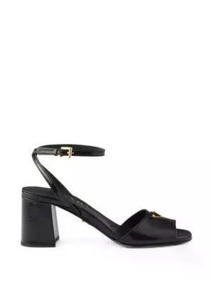 Prada Leather Sandals - Black