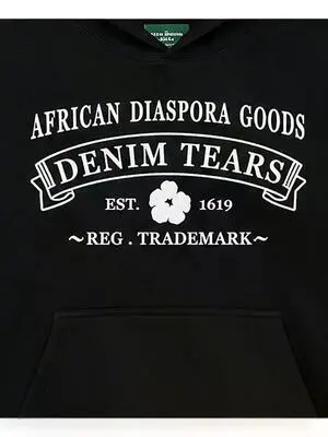 DENIM TEARS Adg Logo-print Hoodie