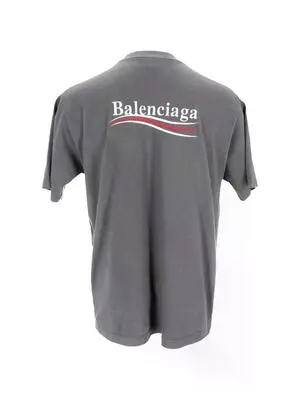 Balenciaga Political Campaign T-shirt - Grey