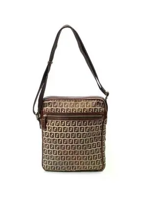 Fendi Zucca Print Shoulder Bag - Neutrals