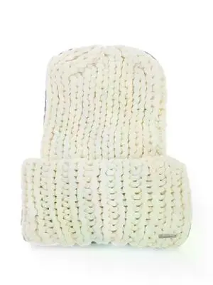 Dsquared2 Logo-plaque Beanie - White