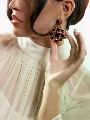 BOUNKIT JEWELRY Ariadne Cluster Drop Earrings
