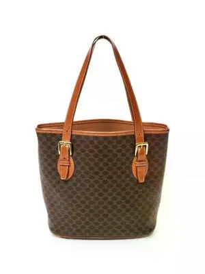Celine Macadam Patterned Tote Bag - Brown
