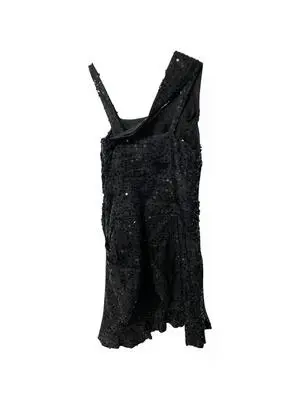 ISABEL MARANT VINTAGE Becky Ruched Sequin One-shoulder Dress