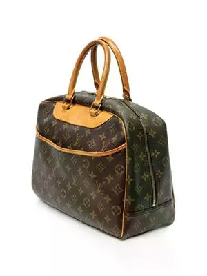LOUIS VUITTON Deauville Monogram Tote Bag - Brown