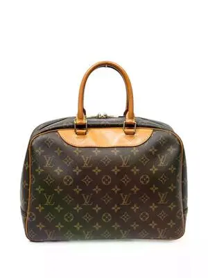 LOUIS VUITTON Monogram Deauville Tote Bag - Brown