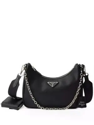 Prada Re-edition 2005 Saffiano-leather Bag - Black