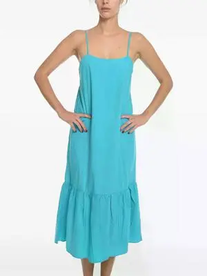 SAMSOE SAMSOE Sarasa Ruffled Midi Dress - Blue