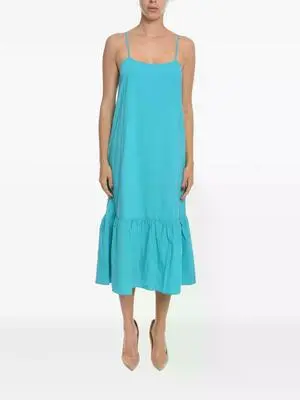 SAMSOE SAMSOE Sarasa Ruffled Midi Dress - Blue