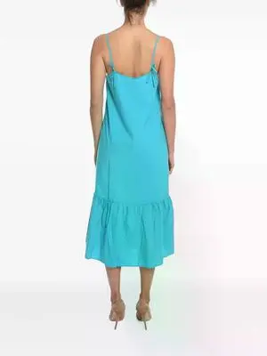 SAMSOE SAMSOE Sarasa Ruffled Midi Dress - Blue