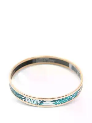 Hermès Tone Leaf-print Bangle