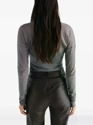 LEMAIRE Long-sleeve Mesh Jersey Ballerina Top