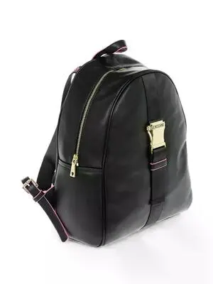 Moschino Faux Leather Backpack With Buckle Detail