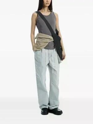 DETERM; Ribbed Scoop-neck Tank Top