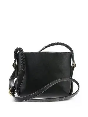 Moschino Braided Detail Contrasting Stitch Tote Bag