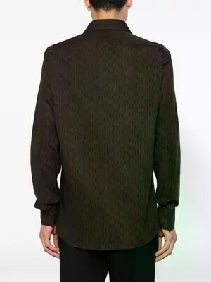 Karl Lagerfeld Monogram-print Button-down Shirt