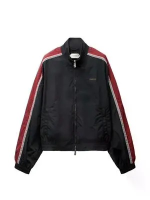 Versace Logo-motif Greca-detail Zip-up Jacket