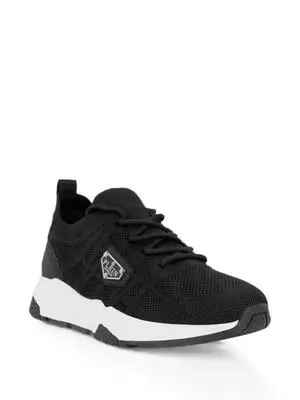 Philipp Plein Runner Sock Triangle Plaque Sneakers