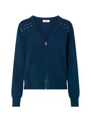 Liu Jo Cardigan With Laces - Blue