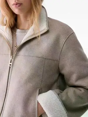 Liu Jo Boxy Shearling Coat