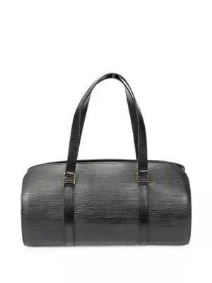 LOUIS VUITTON Soufflot Épi Tote Bag - Black
