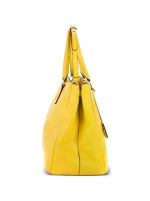 Prada Galleria Double-zip Tote Bag - Yellow