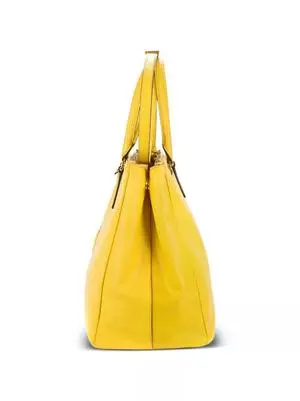 Prada Galleria Double-zip Tote Bag - Yellow