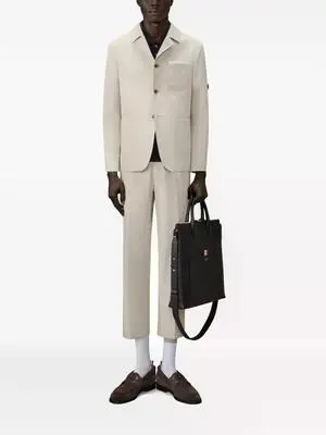 Thom Browne Tapered Chino Trousers - Neutrals