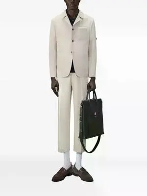 Thom Browne Tapered Chino Trousers - Neutrals