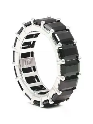 IZABEL DISPLAY Chunky Crystal-embellished Rings