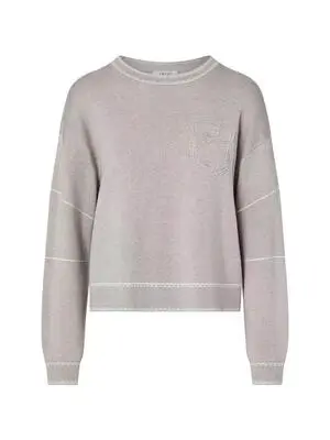 Liu Jo Sweater With Stitching - Neutrals