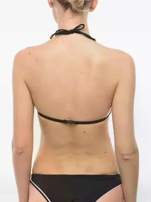 Karl Lagerfeld Cut-out Triangle Bikini Top