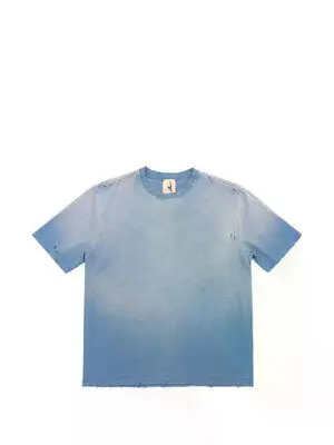 MOOJI MOOJI Distressed T-shirt - Blue