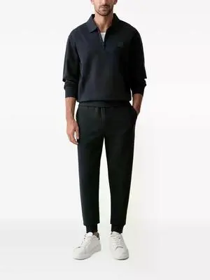 JOOP! Logo-patch Quarter-zip Sweater