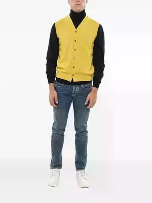 Malo V-neck Sleeveless Cardigan