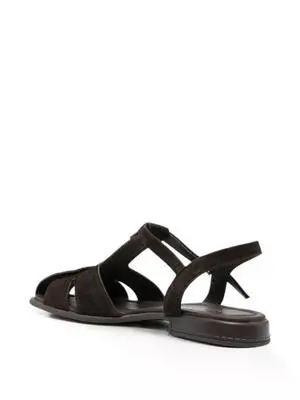 SERGIO MORETTI FIRENZE Suede Buckled Sandals