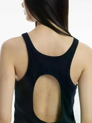 DETERM; Determ Ribbed Open-back Tank Top