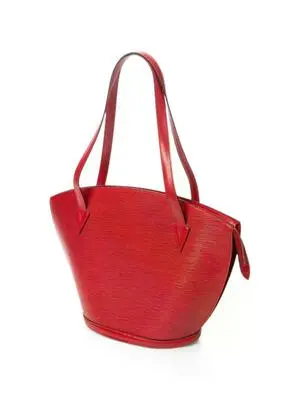 LOUIS VUITTON St-jacques Epi Shoulder Bag - Red