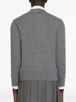 Thom Browne Cashmere Waffle Knit V-neck Cardigan