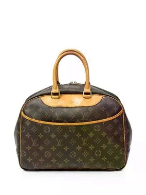 LOUIS VUITTON Monogram Canvas Deauville Tote Bag - Brown